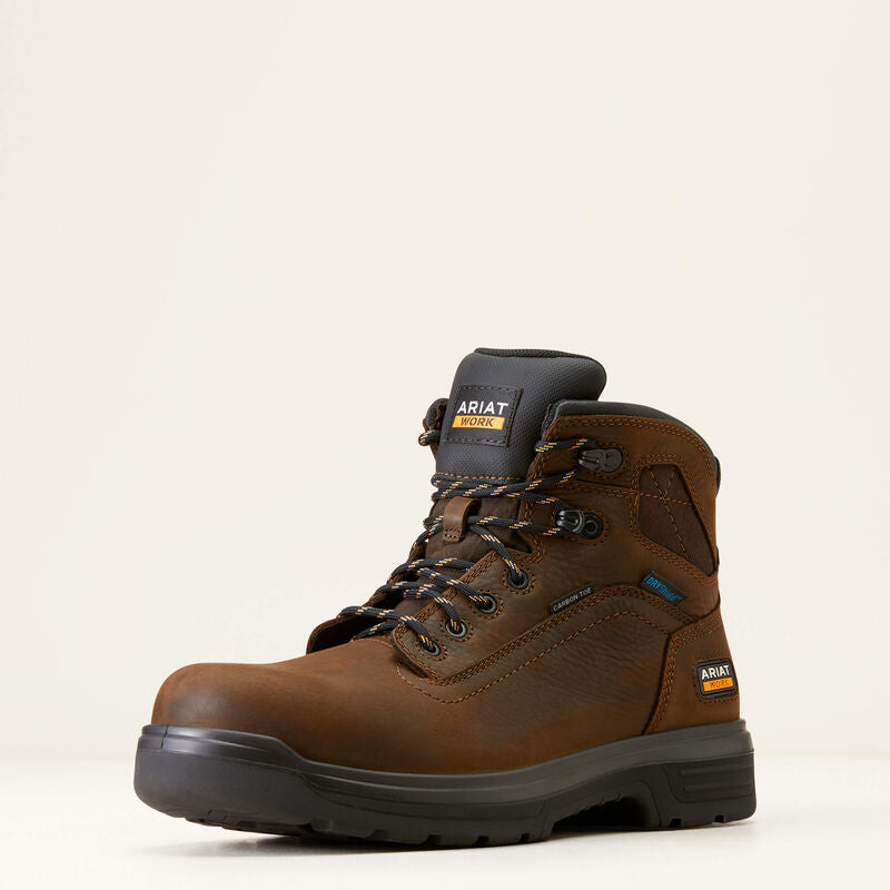 Ariat Men's Turbo 6-Inch Waterproof Carbon Toe Work Boot