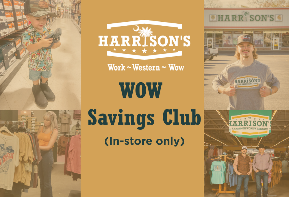 Workwear Store, Western Clothing | Harrison's | North & South Carolina